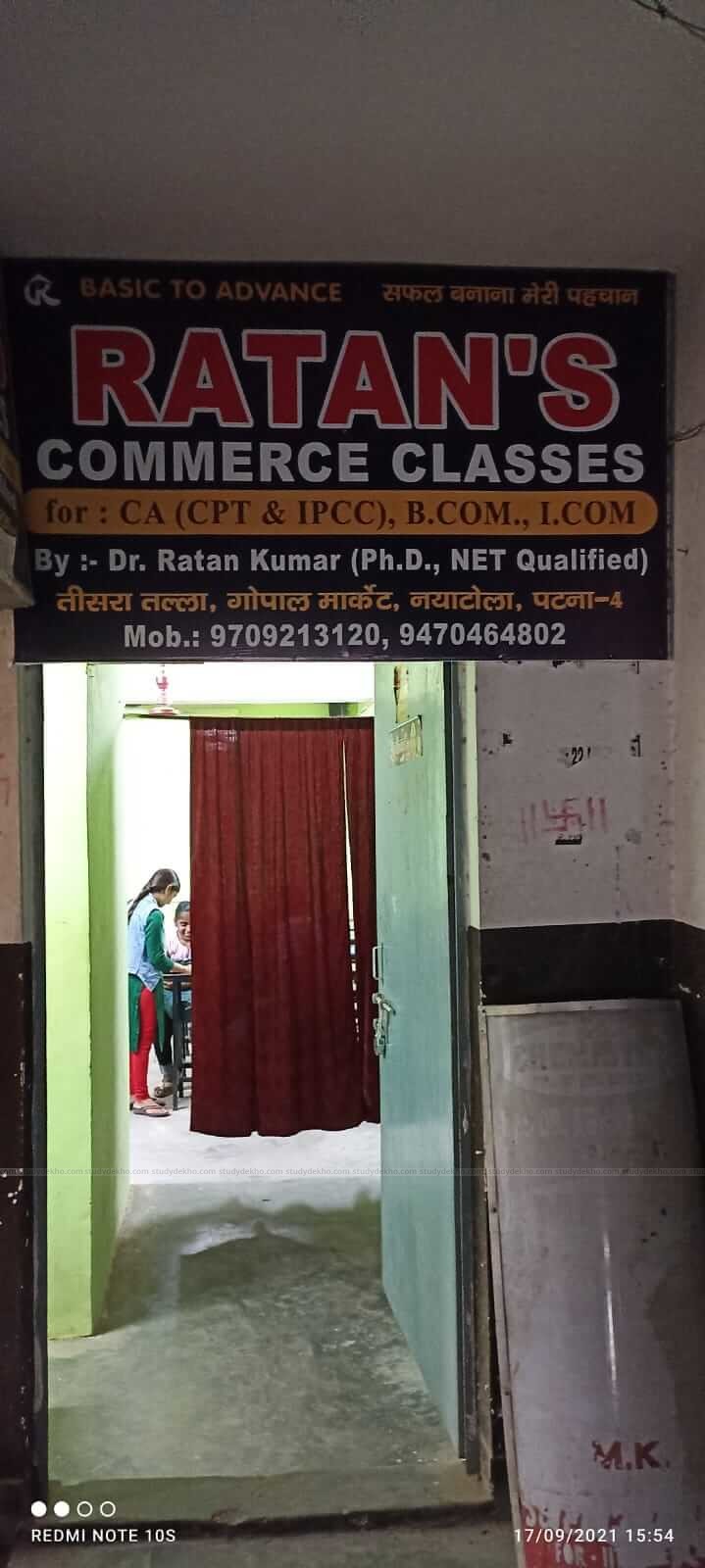 RATAN'S COMMERCE CLASSES, Naya Tola Bhikhana Pahari, PATNA | Fees, Reviews, Batches, Contact ...