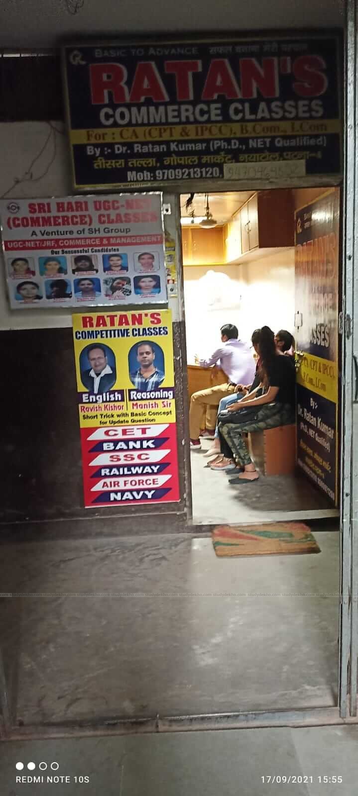 RATAN'S COMMERCE CLASSES, Naya Tola Bhikhana Pahari, PATNA | Fees, Reviews, Batches, Contact ...