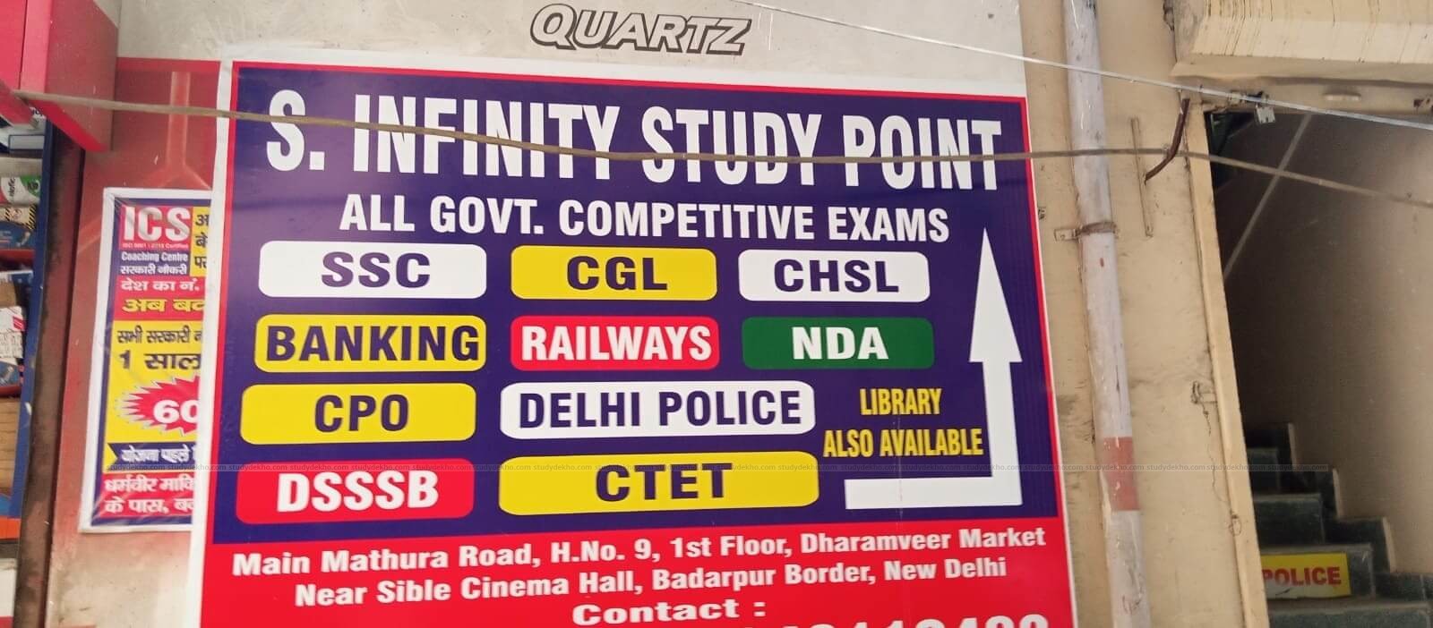 S. INFINITY STUDY POINT, NEAR SIBLE CINEMA, Badarpur, South East Delhi ...